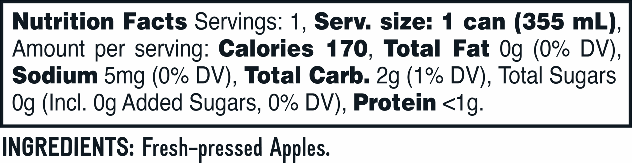 Classic Dry - Wild State Cider